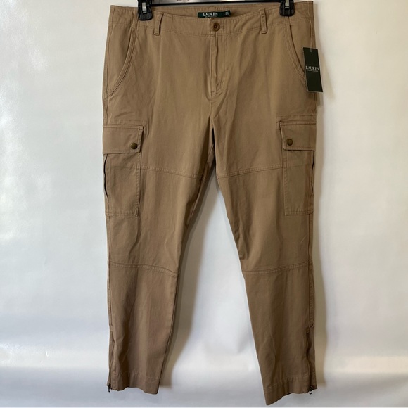 Lauren Ralph Lauren | Pants & Jumpsuits | Lauren Ralph Lauren Khaki Cargo Pants Nwt | Poshmark